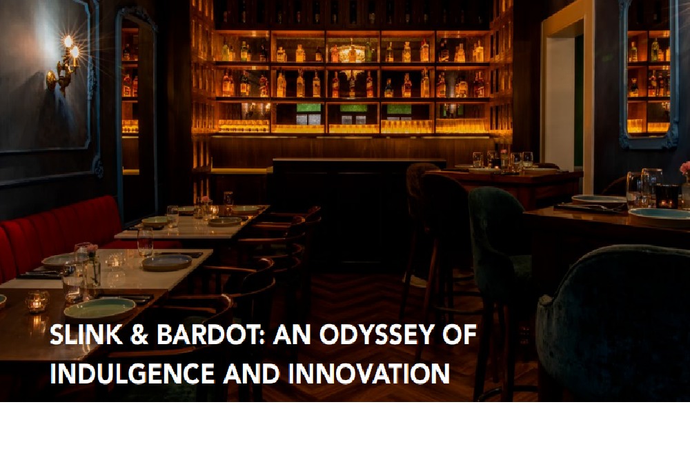 AN ODYSSEY OF INDULGENCE AND INNOVATION - SLINK BARDOT, MUMBAI "FEATURE ...